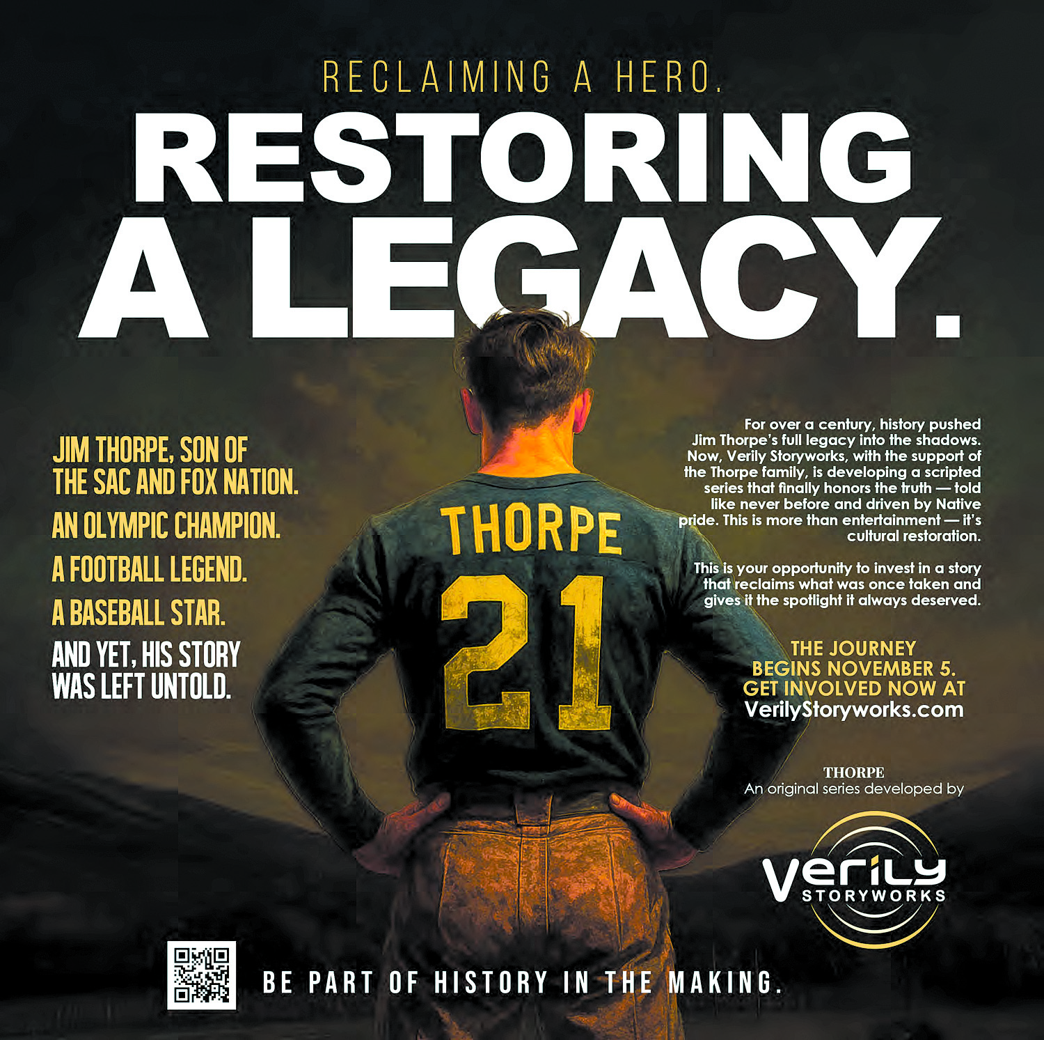 New Jim Thorpe Series Invites Fans to Join the Journey | The Current